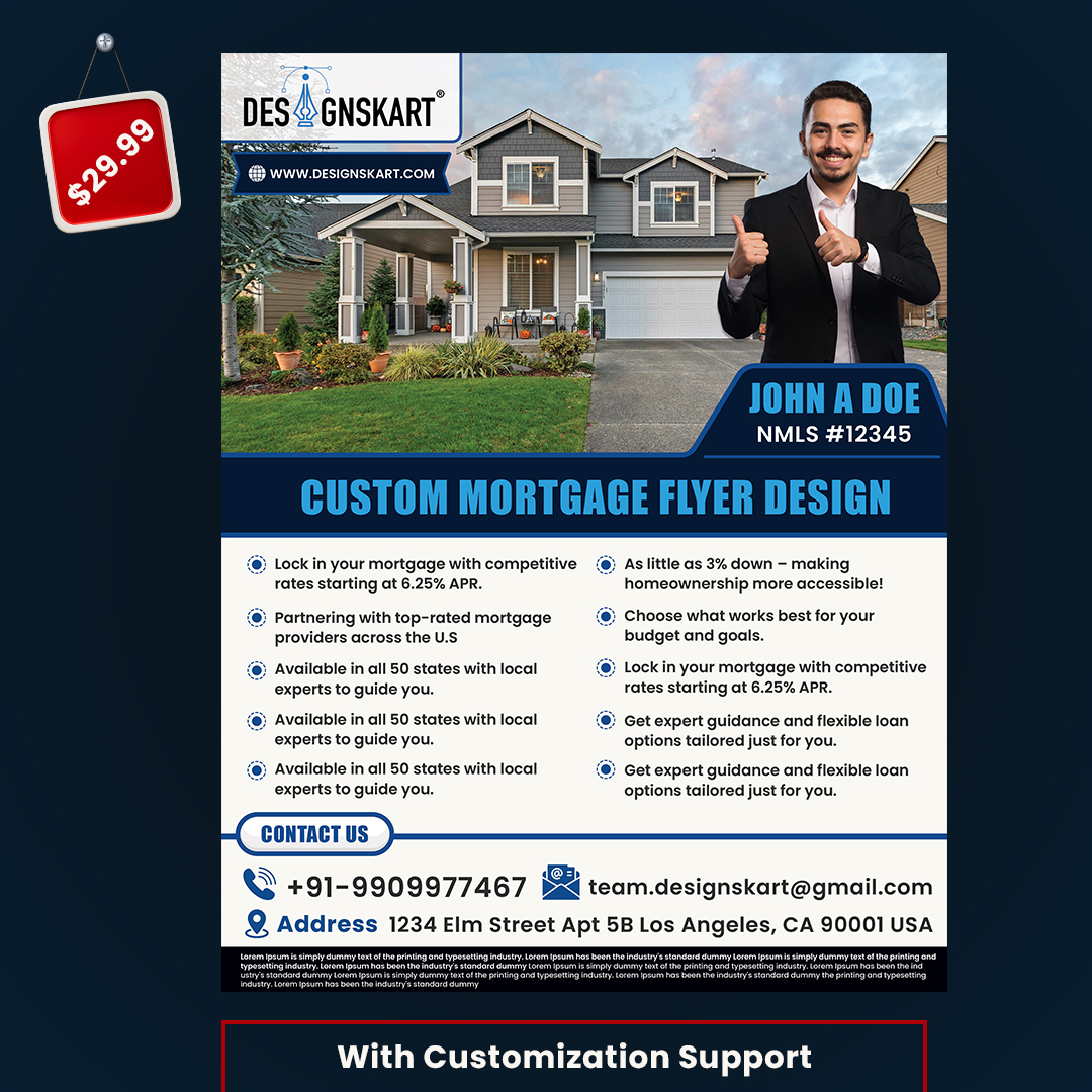 Mortgage Profile Custom Flyer Design – PSD - designskart.com